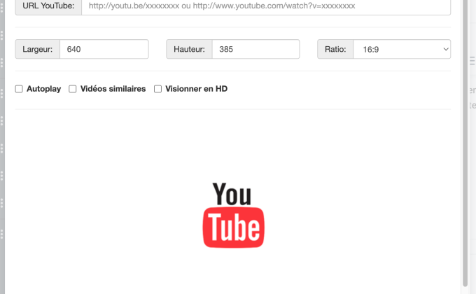 Mise à jour du plugin YouTube pour TinyMCE – Code optimisé et compatibilité améliorée